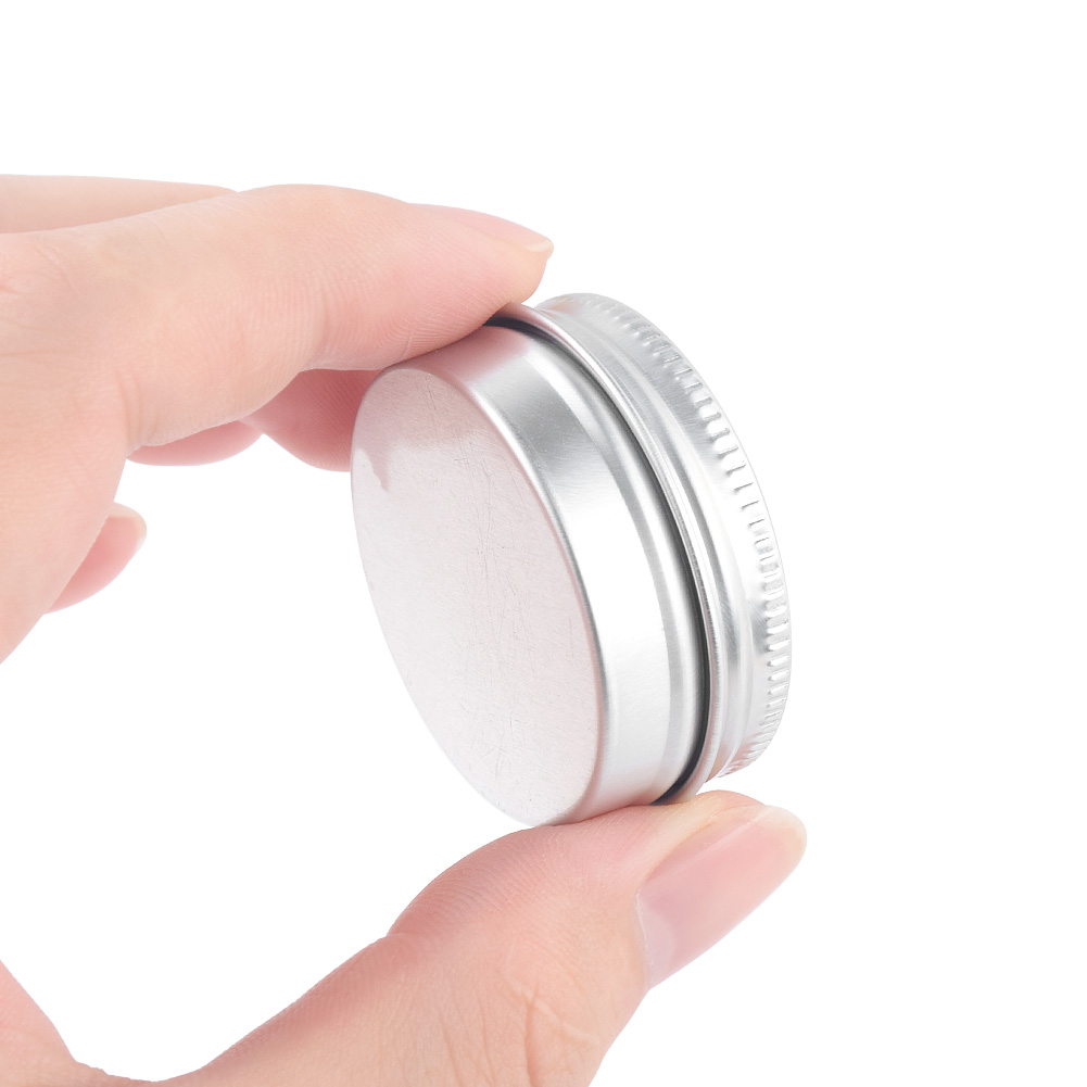 Custom round small cosmetic aluminium jar