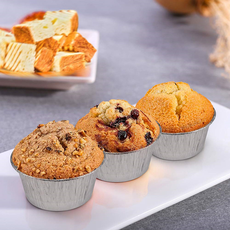 Round aluminum foil mini cake cup